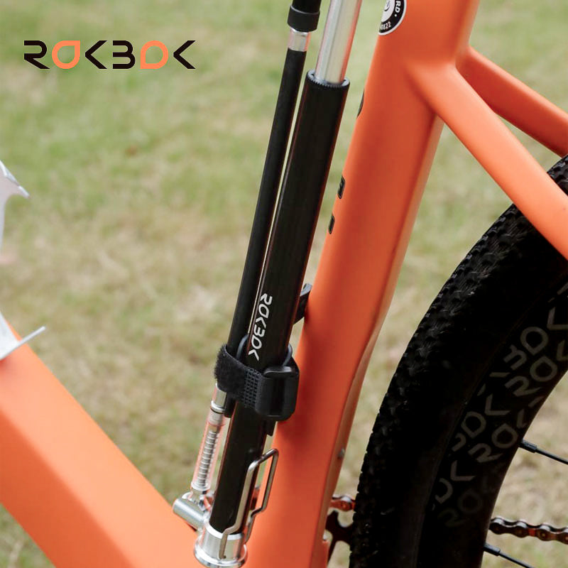 RokBok Black High-Pressure Mini Floor Bike Pump | 160 psi Precision ...